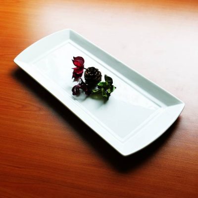 Rectangular Plate With Handle - Cerabon